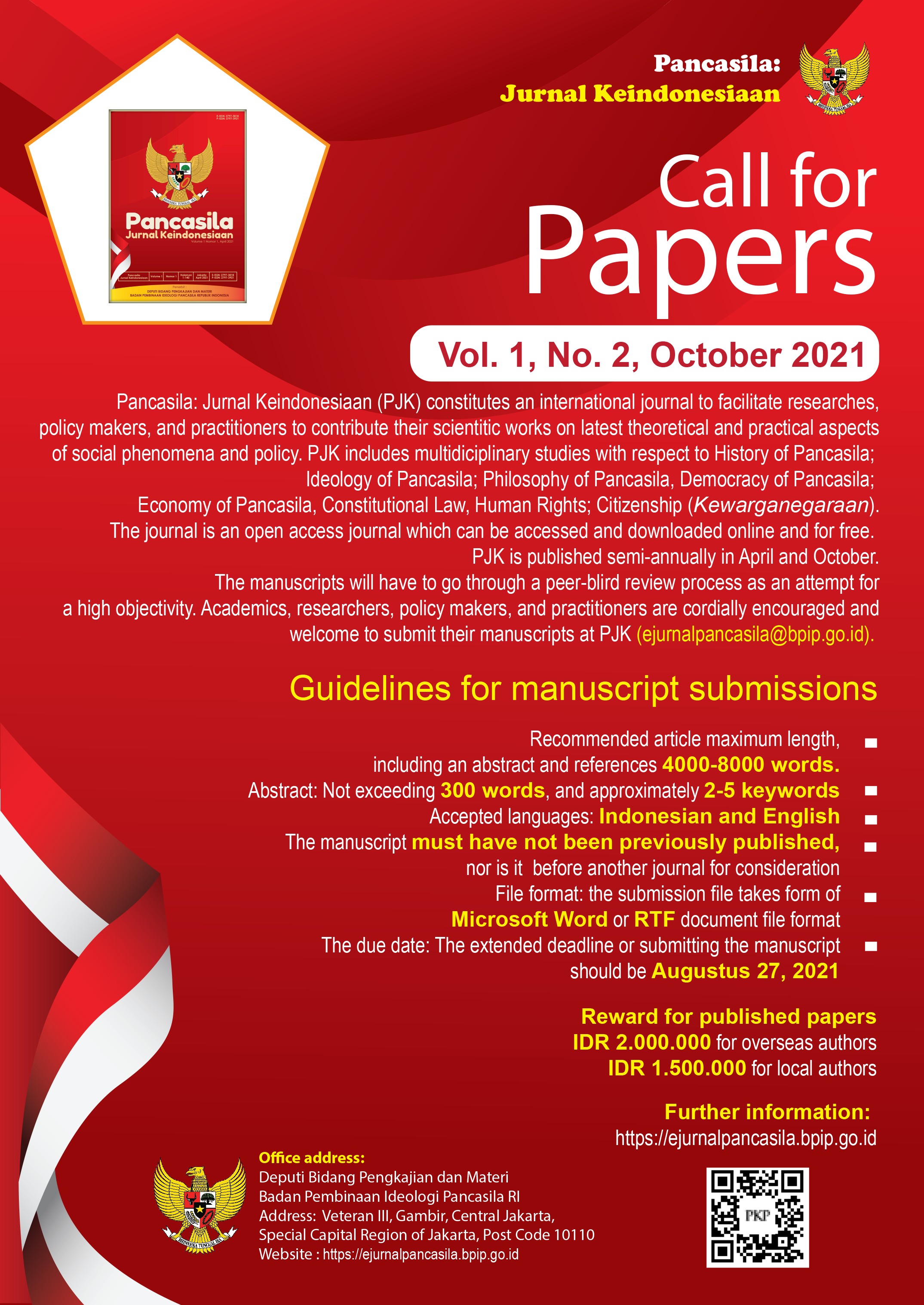 Pancasila: Jurnal Keindonesiaan